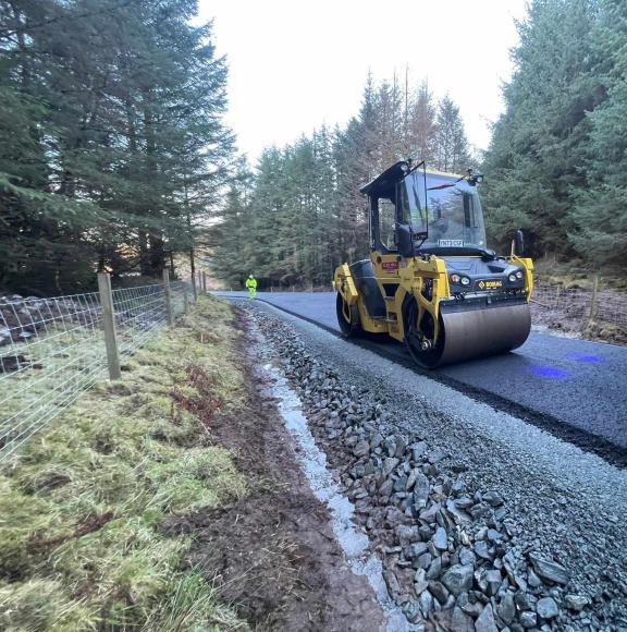 A816 at Ardfern landslip - gallery | Argyll and Bute Council