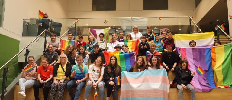 Argyll and Bute pupils take part in Oban Pride Parade